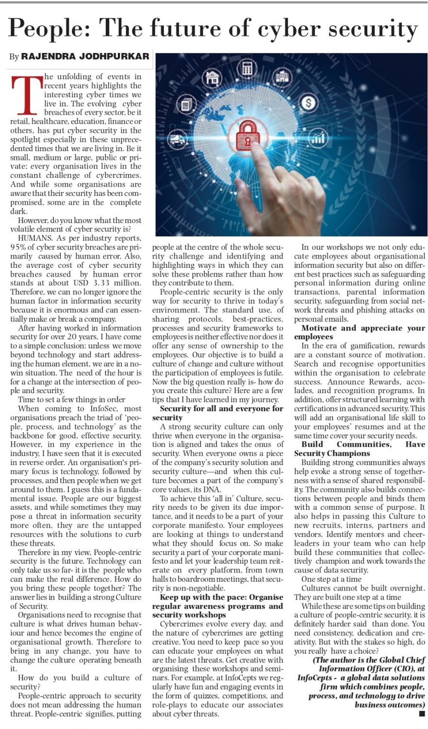 People: The future of Cyber Security - Infocepts Data & AI